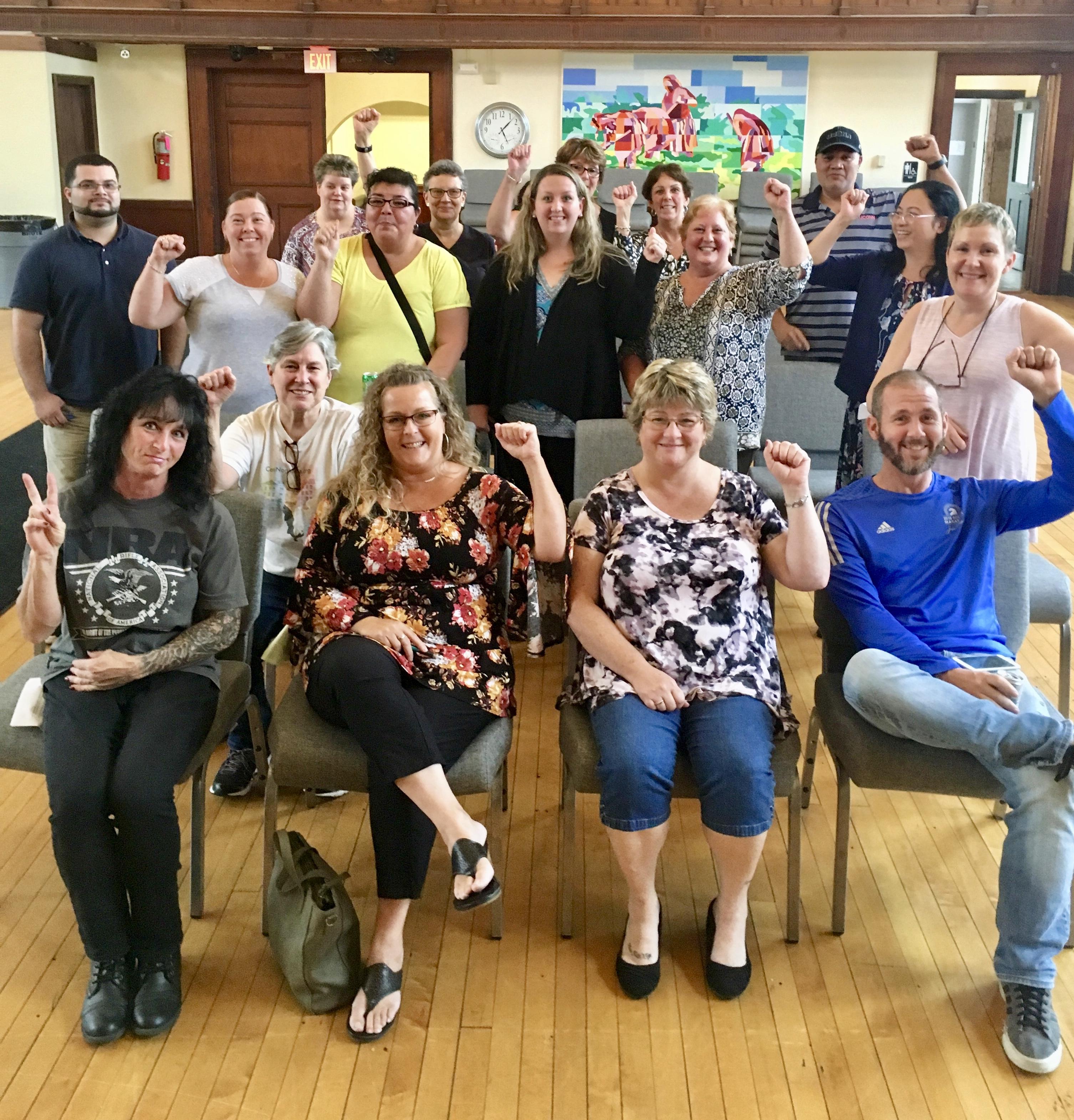 Windham Town Hall Employees: New Contract, 100% Membership | We Make ...